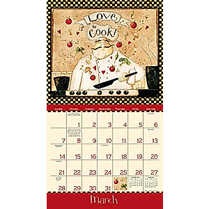 Home Is In the Kitchen 2021 Deluxe Wall Calendar