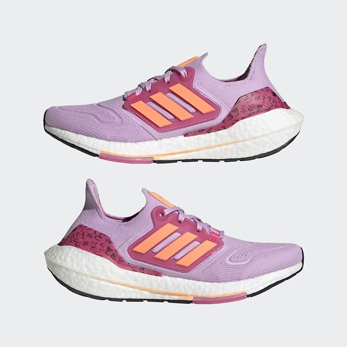 adidas Ultraboost 22 BCA Running Shoes Women's, Size 6 Bliss Lilac/Beam Orange/Pulse Magent
