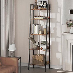 Homedawn 5-Tier Corner Shelf & 5-Tier Ladder Shelf