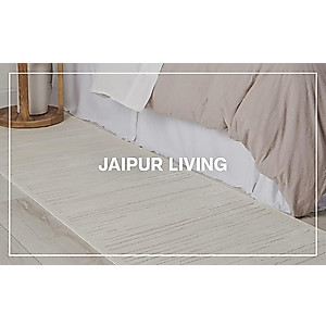 Jaipur Living Soft 8x8 Square Area Rug, Abstract, White/Ivory