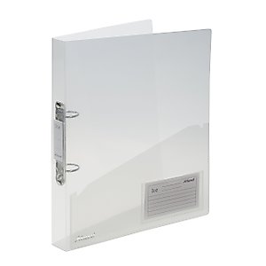 Rexel 25mm A4 Polyprop Clear Ice Ring Binder - Pack of 10