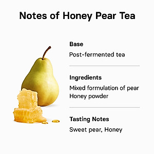 OSULLOC Honey Pear Tea (Sweet Pear & Honey Flavor), Premium Blended Tea from Jeju, Tea Bag Series 20 count, 1.06 oz, 30g