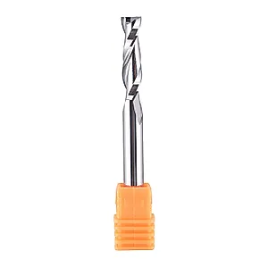 SpeTool Spiral Upcut Router Bit 1/4 inch Shank 1/4 inch Cutting Diameter Solid Carbide End Mill CNC Rourer Bits for Woodworking Wood Carving Tool
