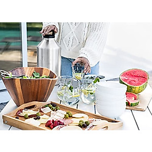 64 OZ Tritan BPA-Free Lid Stainless-Steel Insulated Metal Water Bottle Thermos | 24 HR Temperature Retention Hot And Cold | Portable For Outdoor Travel | Leakproof Coffee Carafe Container | The Lobo