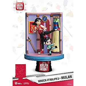 Beast Kingdom Wreck-It Ralph 2: Mulan DS-054 D-Stage Statue, Multicolor, 6 inches