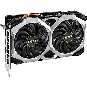 MSI Gaming GeForce RTX 2060 6GB GDRR6 192-bit HDMI/DP Ray Tracing Turing Architecture VR Ready Graphics Card (RTX 2060 VENTUS XS 6G OC)