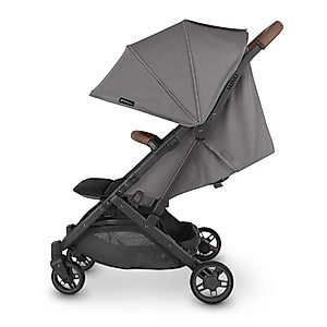 MINU V2 Stroller-Greyson (Charcoal mélange/Carbon/Saddle Leather)