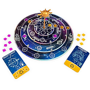 SPIN MASTER GAMES Spin Master Zodiac Clash, Strategic 3D Solar System Board Game, for 2 or 4 Players Aged 8 and Up