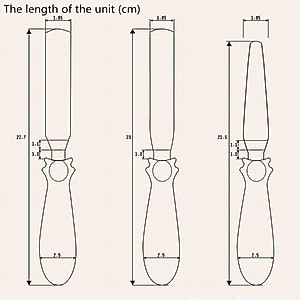 Naranqa Professional Offset Spatula Set with Plastic Handle - 3-Piece Stainless Steel Icing Spatula Variety Set & Cake Decorating Tools, Flexible Resistant Blades, 2 Angled and 1 Straight