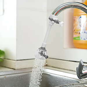 CALLARON 2pcs Water Purifying Faucet Extension Tap Nozzle Rubber Tap Rubber Nozzle Water Purifier for Faucet Drinking Strainer Faucet Filter for Basin Shower Head Splash Proof Abs