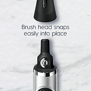 Oral-B Clic Toothbrush Replacement Brush Heads, Black, 2 Count