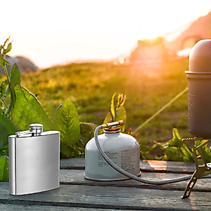 30 Pieces Hip Flasks Set Stainless Steel Liquor Flask with Funnel Metal Leak Proof Flask Pocket Whiskey Flasks for Men Women Bridesmaid Wedding Party Supplies (6 oz, Silver)