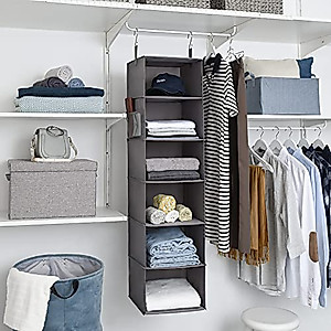 GRANNY SAYS Bundle of 1-Pack Hanging Clothes Organizer & 1-Pack Hanging Closet Organizer