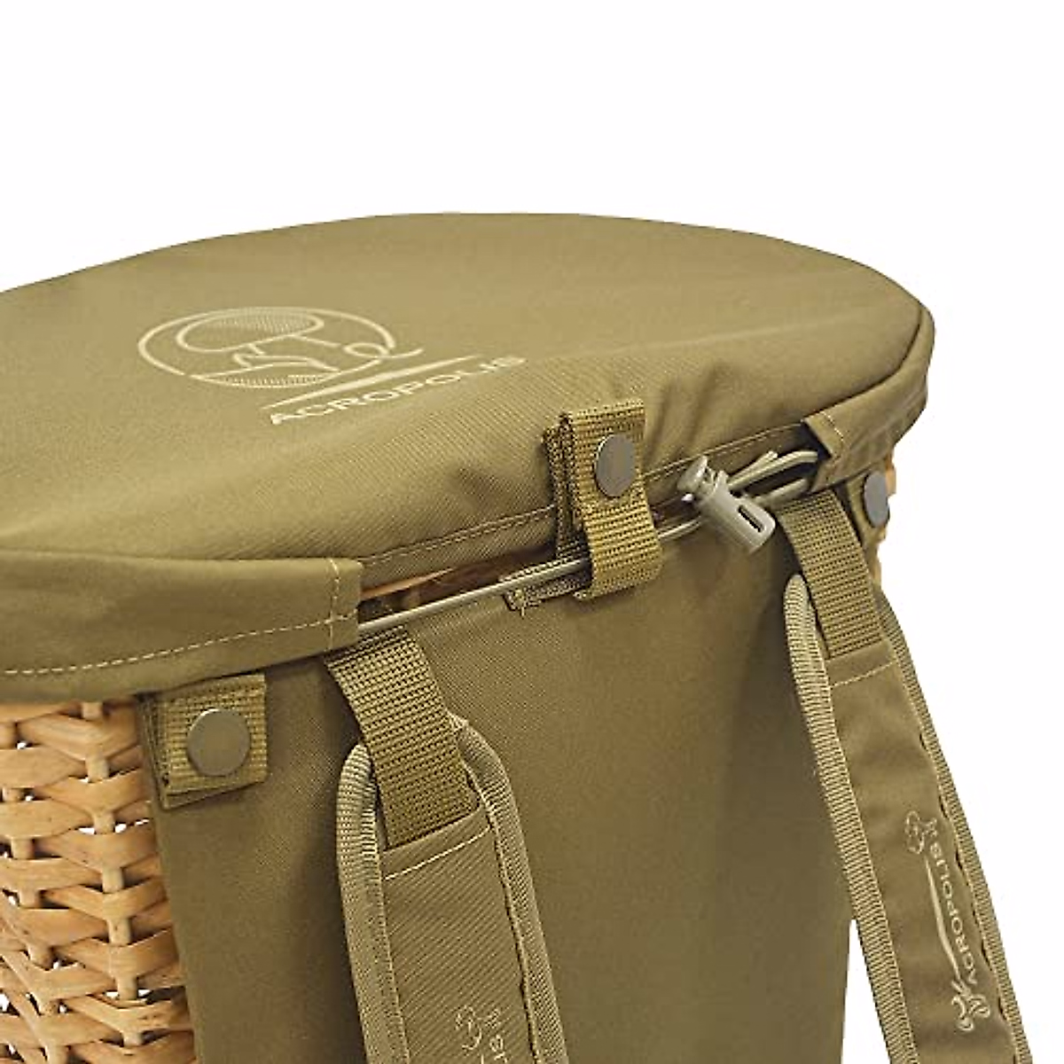 Mushroom Foraging Bag - Backpack with Straps for Forager - Haversack Bushcraft Bags -Belt Forage Pouch for Hiking, Morel Mushrooms, Camping, Hunting, Beach-Combing