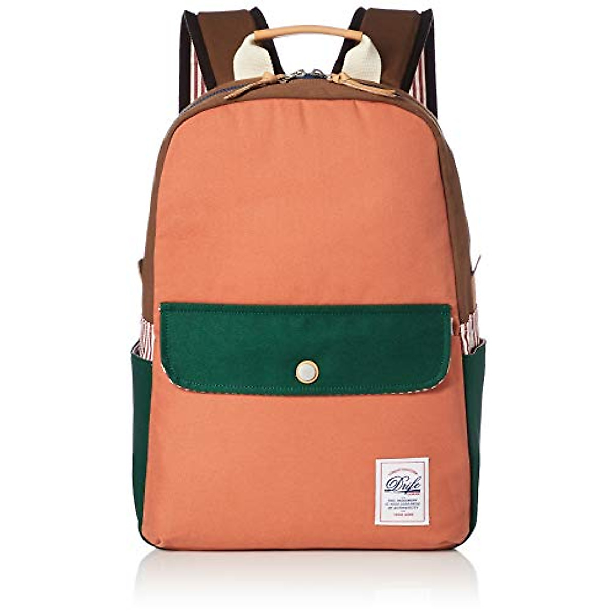Drife ORG & GRN Backpack, Multi-Color YKK Zipper