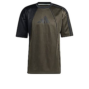 adidas Men's Creator 365 Basketball Tee, Utility Grey, X-Large
