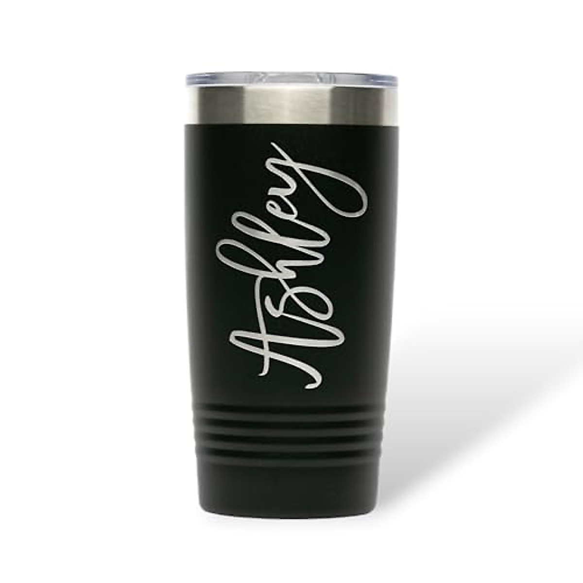 ETCHIFIED Personalized 20oz Stainless Steel Tumbler with Slider Lid - Vacuum Insulated Travel Mug, Add a Name - Keeps Hot or Cold for Hours