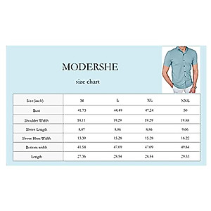 Mens Dress Shirts Button Down Short Sleeve Casual Stretchy Regular Fit Knitted Elastic Business Summer Tops for Men Green