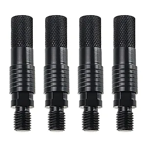 ECSiNG 4PCS 3/8 Inch Fishing Alarm Connector Fishing Bite Alarm Quick Release Adapter Fishing Rod Support Holder Connector Removable Carp Fishing Tackle