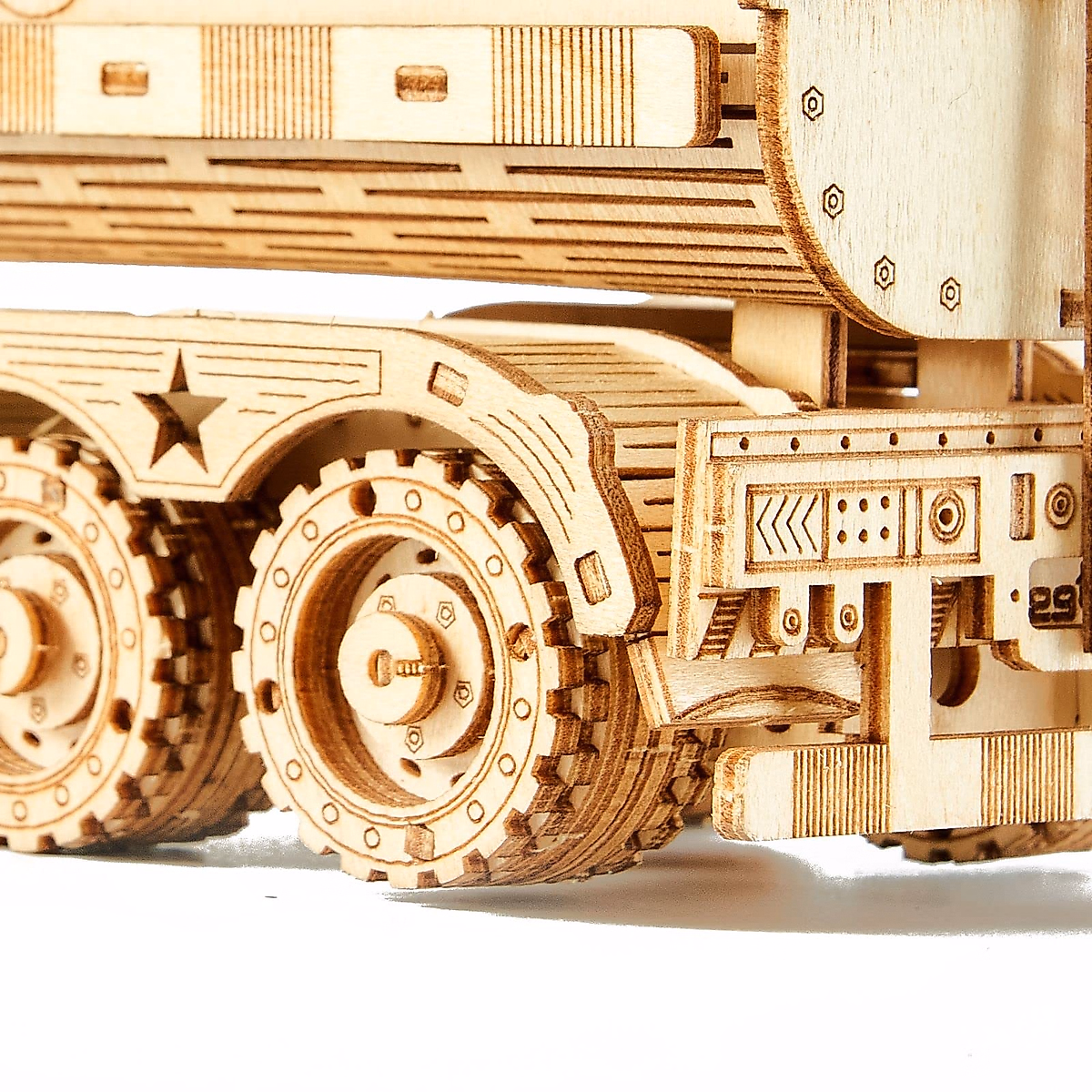 bennama 3D Wooden Puzzles Truck Model Kits, Brainteaser and Puzzle for Christmas/Birthday,Gifts for Adults and Teens to Build Combination