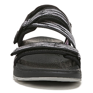 Ryka Womens Kona Trek Hiking Sport Sandal, Black, 8.5 US