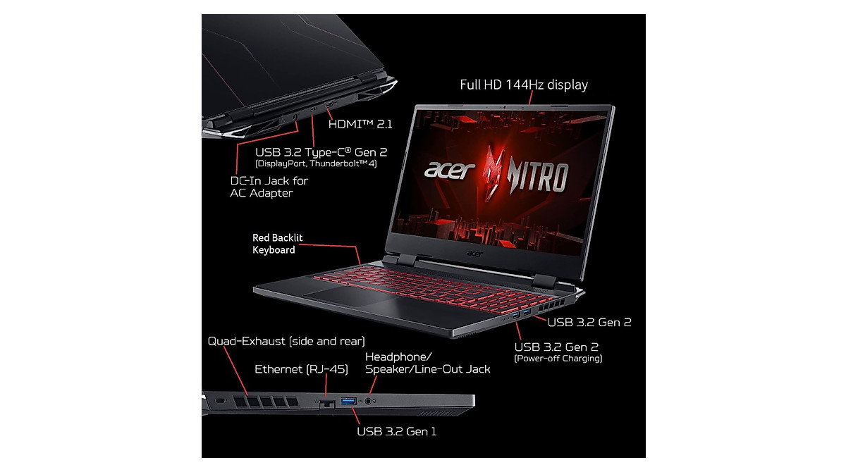 Acer Nitro 5 Gaming Laptop - Power & Precision