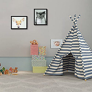 Frametory, 11x14 Picture Frame - Made to Display Pictures 8x10 with Mat or 11x14 Without Mat - Wide Molding - Pre-Installed Wall Mounting Hardware (Black, 1 Pack)