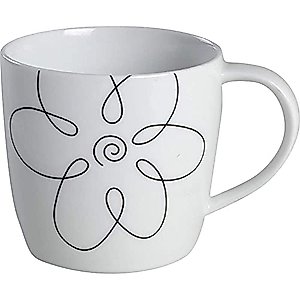 Crate & Barrel Daisy Doodle Mug