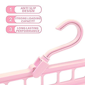 Closet Organizer and Storage, 5 Pack Multifunction Sturdy Closet Organizer Hanger, Upgraded Smart Space Saving Hangers for Closet Storage, Closet Organization for Clothes, Shirts and Dresses