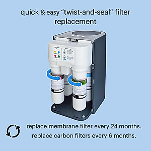 Brondell H2O+ Circle Sediment and Carbon Replacement Filter Pack (RF-20)