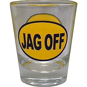 Alberts Gifts Shot Glass - Jag Off