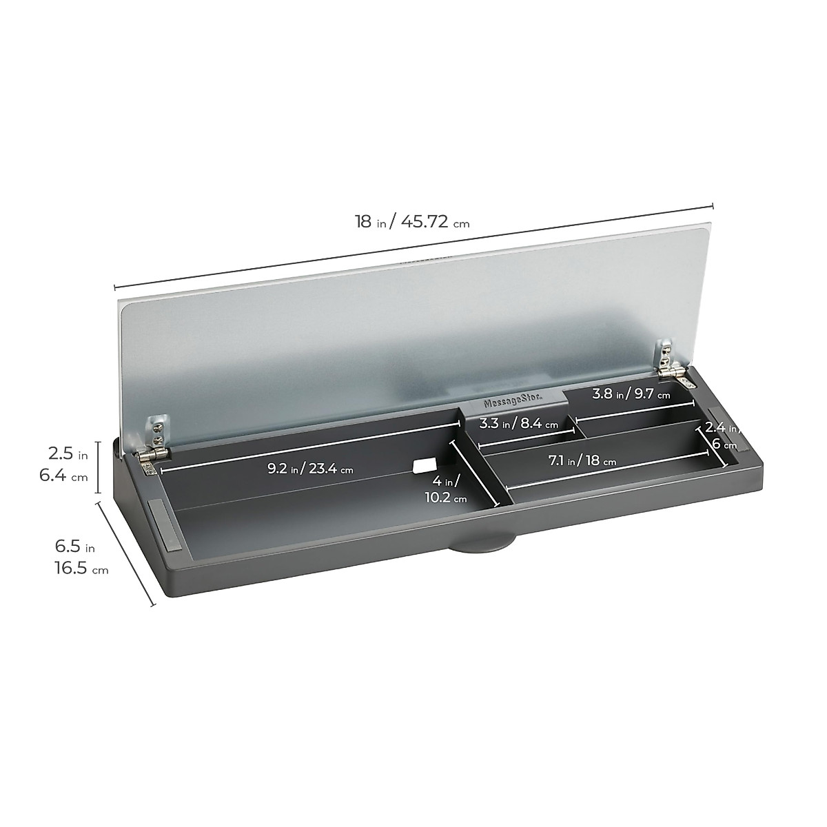 ECR4Kids MessageStor Keyboard Write and Store, Desk Organizer, Assorted