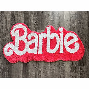 Luxape Mario Rug - Hypebeast Room Decor - Handmade & Premium- 35in (90cm) - Anime Rug - Designer Rugs - Aesthetic Room Decor - Cute Room Decor Coquette bathmat Rug