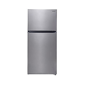 Winia 18 cu. Ft. Top Freezer Refrigerator with Icemaker - Stainless Steel