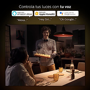 Philips Hue 800276 White and Color Ambiance LightStrip Plus Dimmable LED Smart Light (Requires Hue Hub, Works with Alexa, HomeKit & Google Assistant), 80 inch