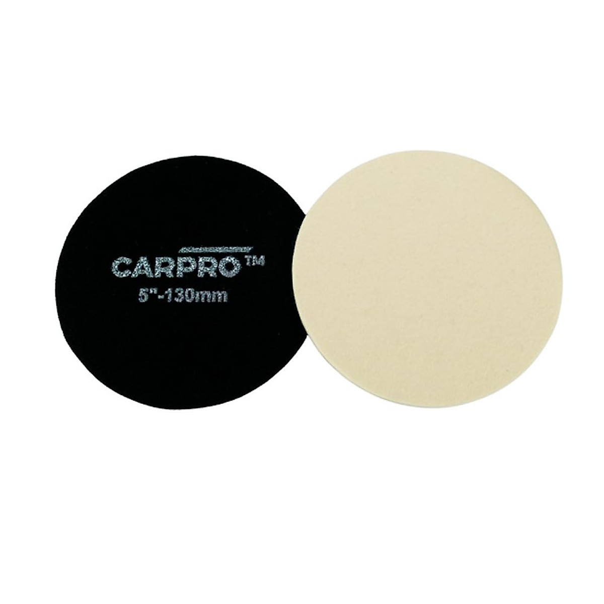 CARPRO Glass Polishing Pad - Polish Glass Scratches Etching, Correct and Clean Damaged Windshield & Window Glass - 5" (1 Pack)