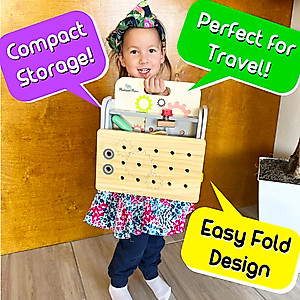 Montessori Mama Kids Tool Set Montessori Toys for 3 Year Old Boys Girls | Construction Toys Tool Set | Real Tools for Kids Toys for 3+ Year Old Boys Girl | Gifts for 3 Year Old Boys