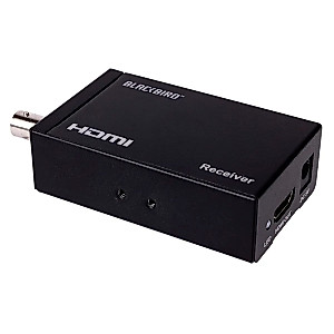 Monoprice HDMI Extender Over Coaxial Cable - Up to 328 Feet (100 Meters) 1080p@60Hz, 6.75Gbps Video Bandwidth, HDCP 1.1, for DVR and DVD Players - Blackbird PRO