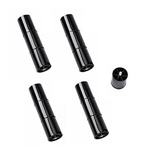 Motion Essentials Replacement Legs for Serta Perfect, Essentials, Custom, Plus, or Air Adjustable Beds (Model Specific, See Remote pics), Black, (62000085)