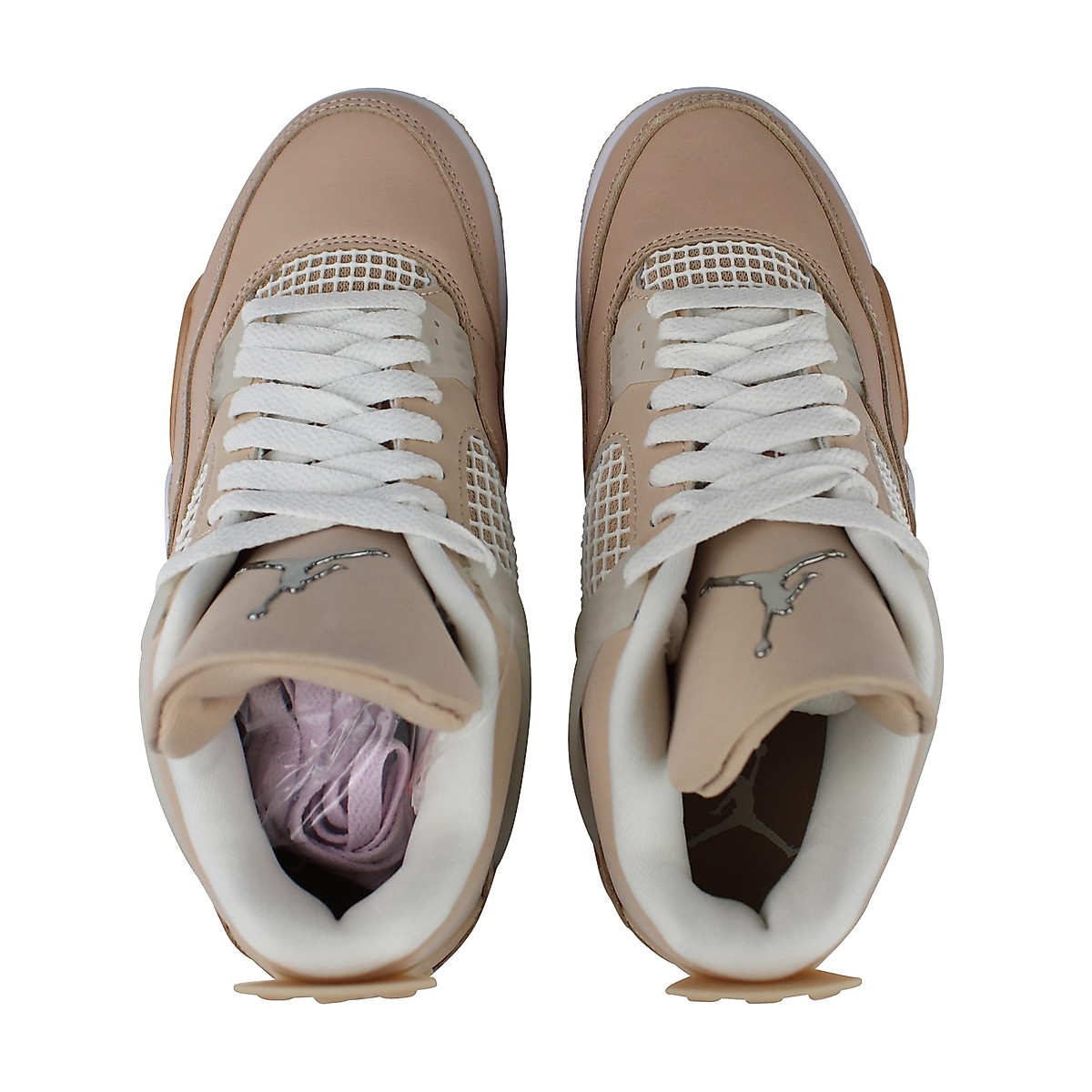 Nike Jordan Womens Air Jordan 4 WMNS DJ0675 200 Shimmer - Size 10.5W, Orange