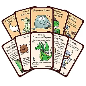 Munchkin Deluxe Board Game (Base Game), Family Board & Card Game, Adults, Kids, & Fantasy Roleplaying Game, Ages 10+, 3-6 Players, Avg Play Time 120 Min, From Steve Jackson Games