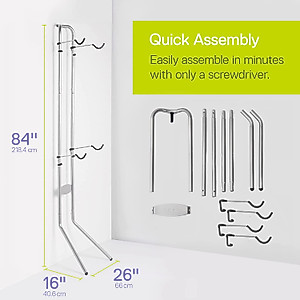 Delta Cycle Michelangelo 2 Bike Storage Rack - Gravity Wall Bike Rack - Fully Adjustable Bike Rack Garage for Road, MTB, and Hybrid Bicycles - Vertical Bike Rack Holds Up to 80 lbs