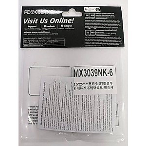 Musiclily Ultra 3.5x25mm Stainless Steel Tremolo Bridge Mounting Screws for Strat Style Electric Guitar Replacement, Nickel (Set of 6)