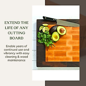 Boardsmith Cutting Board Butter - Premium Cutting Board Wax made with Beeswax and Food Grade Mineral Oil - Butcher Block Conditioner that Restores and Protects