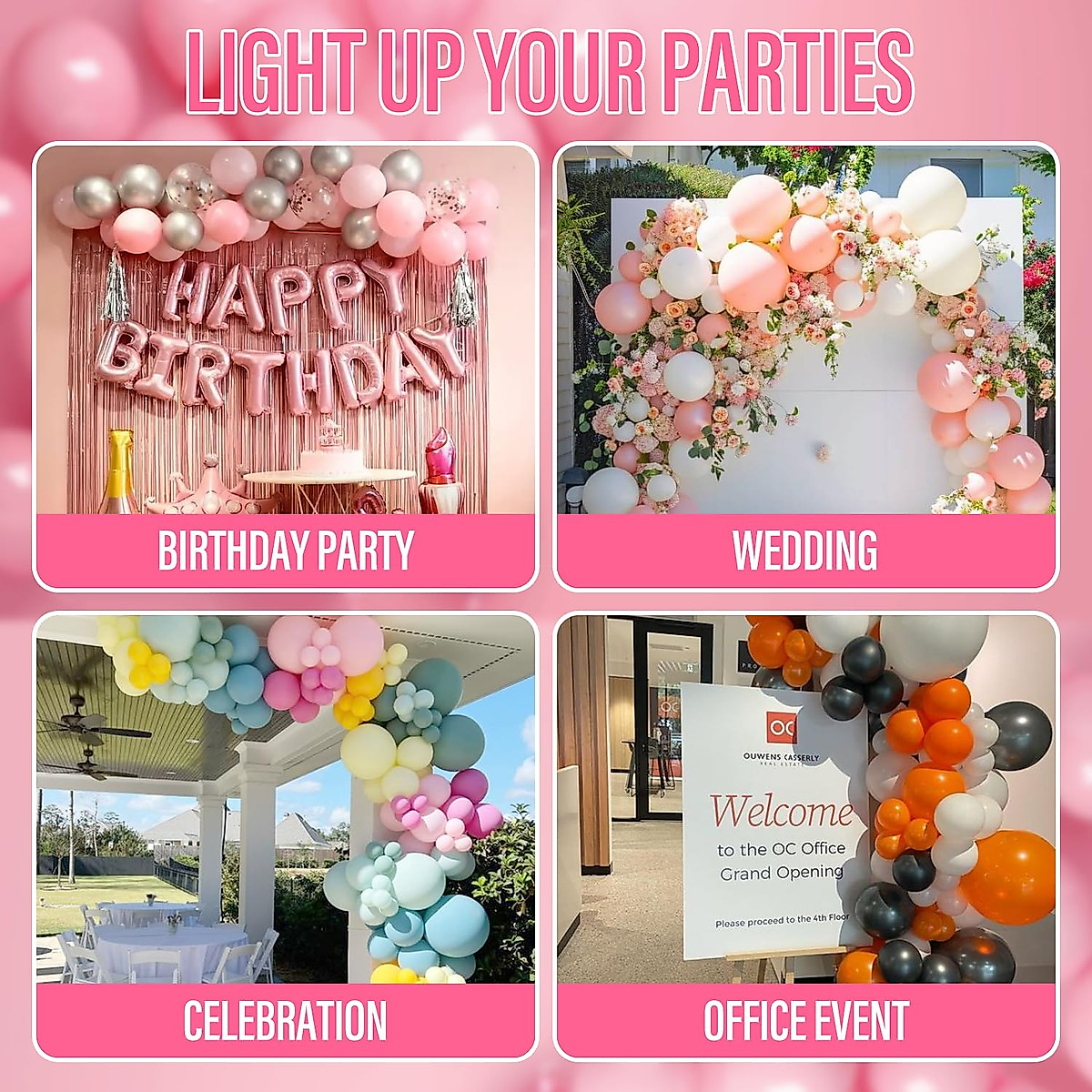 8 oz Instant Glossy Balloon Shine Spray, Long-lasting Balloon Spray Shine with Fragrance-free Formula for Vibrant Finish, No-wipe Balloon Spray for Party Décor, Events