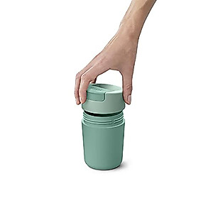 Joseph Joseph Sipp™ Travel Coffee Mug with Flip-top Cap - 340 ml (12 fl. oz) - Green