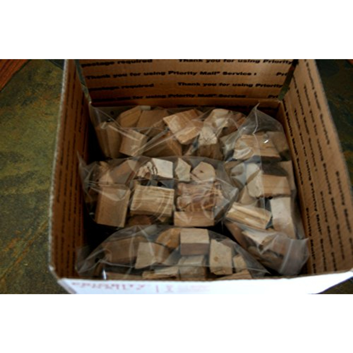 J.C.'s Smoking Wood Chunks - Premium 4 PK Gallon Sized bag of Apple, Hickory, Pecan, Wild Black Cherry