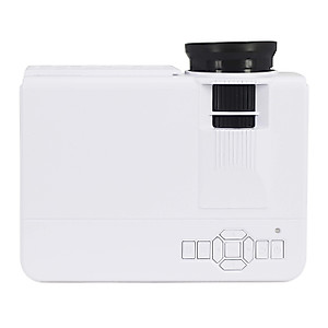 Magnavox MP601 Portable Home Theater Projector with Bluetooth Wireless Technology and Remote in White | Supports 1080p HD Quality | HDMI, USB, AV, & VGA Ports |