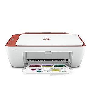 HP DeskJet 2732 Wireless All-in-One Compact Color Inkjet Printer - Instant Ink Ready, Terracotta 5AR84A (Renewed)