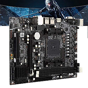 Desktop PC Motherboard,FM2/FM2+CPU Interface Design Dual Channel DDR3 Computer Mainboard Support for AMD A10/A8/A6/A4/Athlon Full Range of Graphics Chip for APU Core Graphics